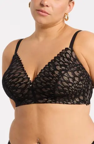 MONTELLE INTIMATES Lacey Wire Free Bra