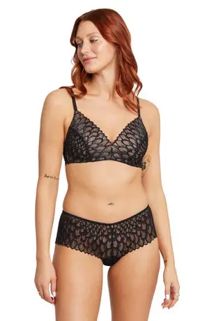 MONTELLE INTIMATES Lacey Wire Free Bra