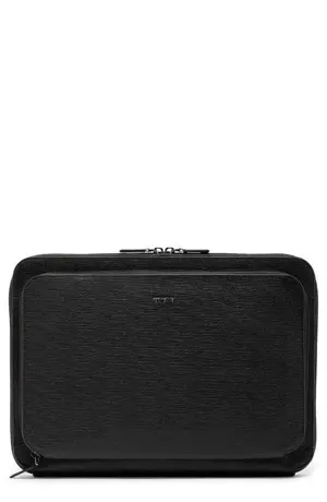 Tumi Nassau Laptop Portfolio - Black Embossed