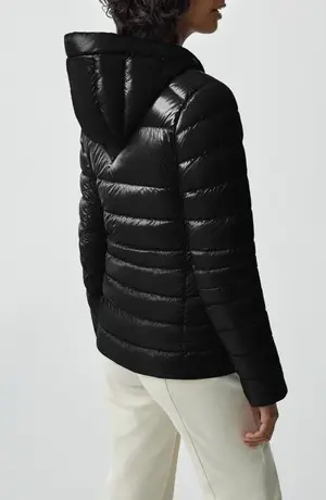 Canada Goose Cypress Packable Hooded Down Puffer Jacket - Black