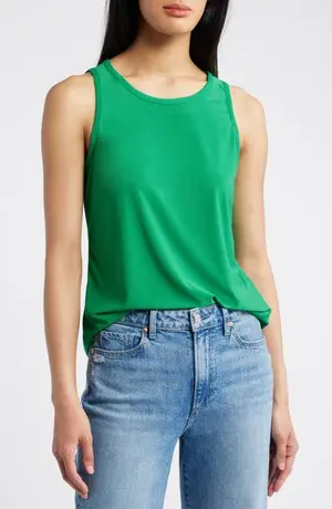 Vince Camuto Sleeveless Top - Summer Green