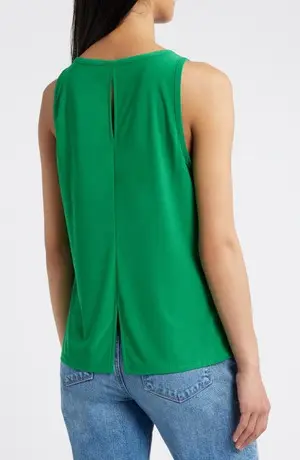 Vince Camuto Sleeveless Top - Summer Green