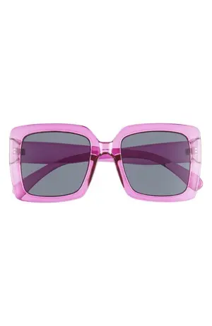 Bp. BP. Oversize Square Sunglasses Clear Purple