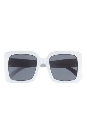 Bp. BP. Oversize Square Sunglasses White