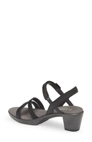 Naot Bounty Strappy Sandals - Soft Black Leather