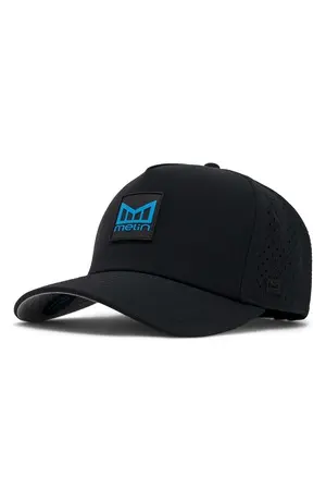 MELIN Odysea Stacked Hydro Performance Baseball Cap Black/ Electric Blue