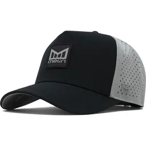 MELIN Odysea Stacked Hydro Performance Baseball Cap Heather Grey/black