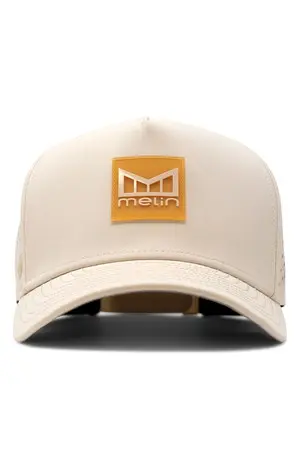 MELIN Odysea Stacked Hydro Performance Baseball Cap Natural Gum