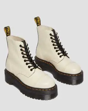 Dr. Martens Sinclair Milled Nappa Leather Platform Boots