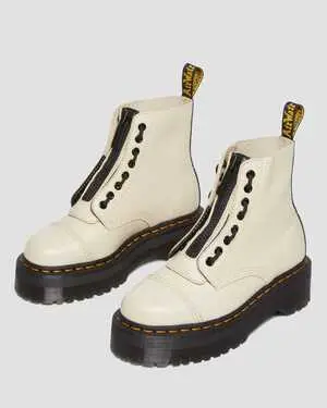 Dr. Martens Sinclair Milled Nappa Leather Platform Boots
