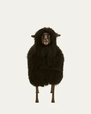 INTERLUDE HOME Maddox Sheepskin Bench