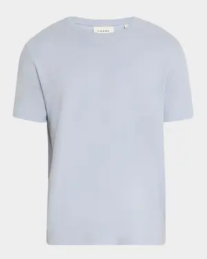 FRAME Men & Apos;s Duo Fold Short Sleeve Tee Soft Blue