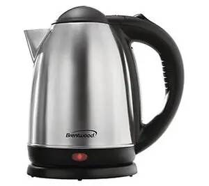 BRENTWOOD 1.7l Stainless Steel Electric Cordles S Tea Kettle - Silver