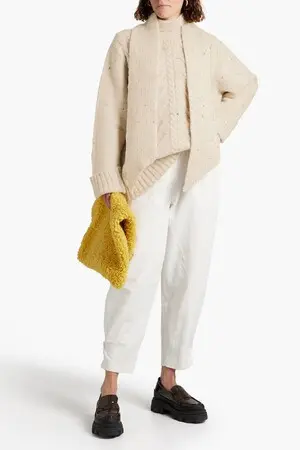 GANNI Donegal Cableknit Sweater