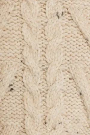 GANNI Donegal Cableknit Sweater