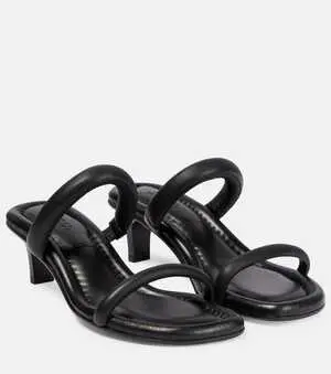 Isabel Marant Raree Leather Sandals - Black