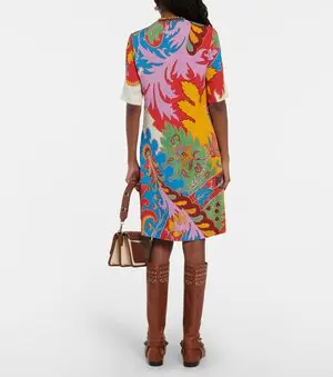 Etro Printed Jersey Minidress