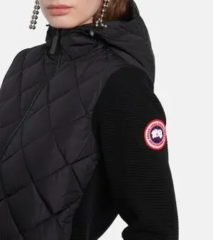Canada Goose Hybridge® Down-paneled Wool Jacket
