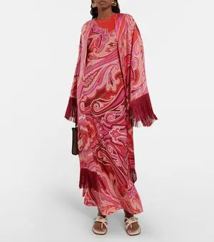 Etro Printed Silk Gown