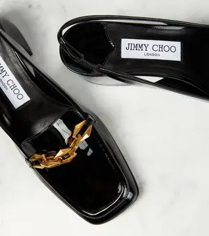 JIMMY CHOO Diamond Tilda 45 Slingback Pumps - Black
