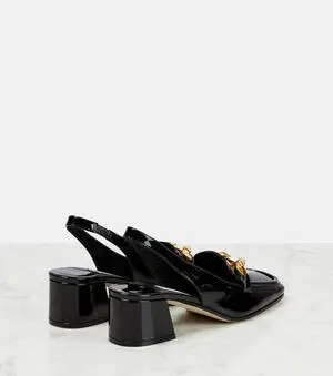 JIMMY CHOO Diamond Tilda 45 Slingback Pumps - Black