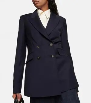 Gabriela Hearst Angela Wool Blazer - Blue