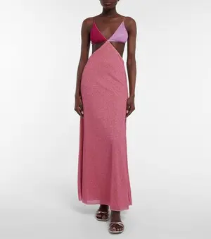Oseree Cut-out Maxi Dress