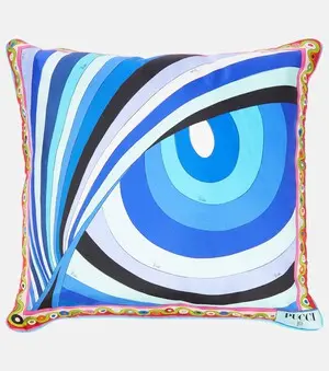 Emilio Pucci Printed Silk Cushion