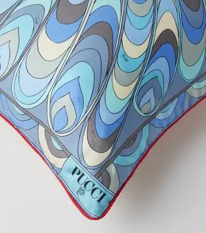 Emilio Pucci Printed Silk Cushion