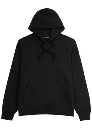 Canada Goose Huron Hooded Cotton Sweatshirt - Black