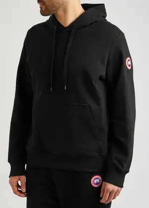 Canada Goose Huron Hooded Cotton Sweatshirt - Black