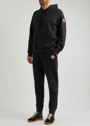 Canada Goose Huron Hooded Cotton Sweatshirt - Black