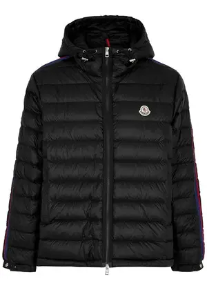 Moncler Agout Quilted Shell Jacket - Black