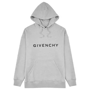 Givenchy Hooded Logo Cotton Sweatshirt M