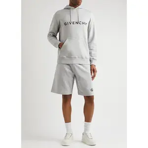 Givenchy Hooded Logo Cotton Sweatshirt M