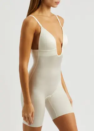 Spanx Suit Your Fancy Open-bust Mid-thigh Bodysuit
