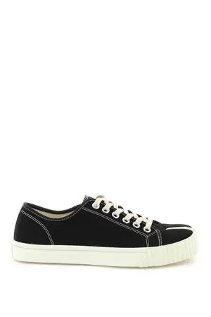 MAISON MARGIELA MAISON MARGIELA TABI CANVAS SNEAKERS Black