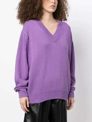 Bassike V-neck Knit Jumper