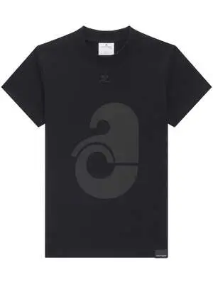 COURREGES Short-sleeve Cotton T-shirt