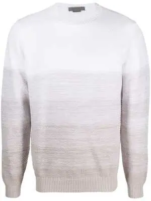 Corneliani Gradient-effect Knitted Jumper