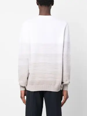 Corneliani Gradient-effect Knitted Jumper