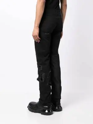 Raf Simons Distressed Slim-leg Jeans