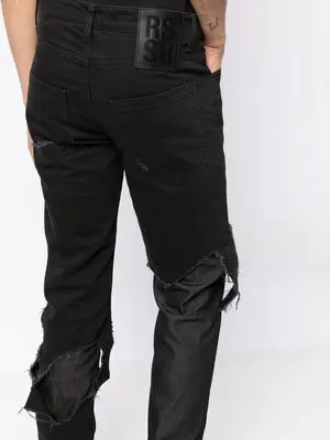 Raf Simons Distressed Slim-leg Jeans
