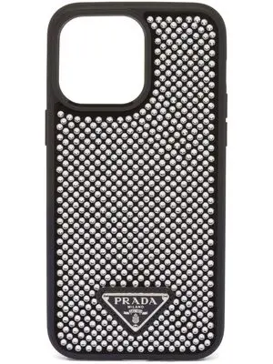 Prada Iphone 14 Pro Max Cover - Black | Editorialist