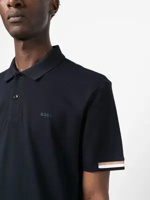 BOSS Short-sleeve Polo Shirt - Blue