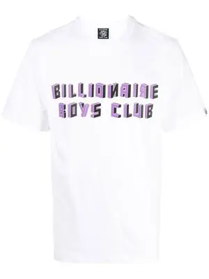 BILLIONAIRE BOYS CLUB Logo-print Cotton T-shirt - White