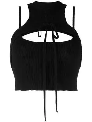 Monse Cut-out Ribbed Top
