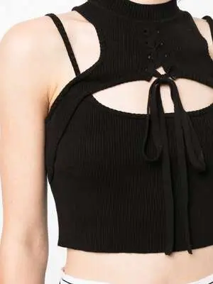 Monse Cut-out Ribbed Top