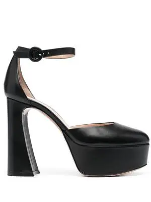 GIANVITO ROSSI Holly D'orsay Platform Pumps