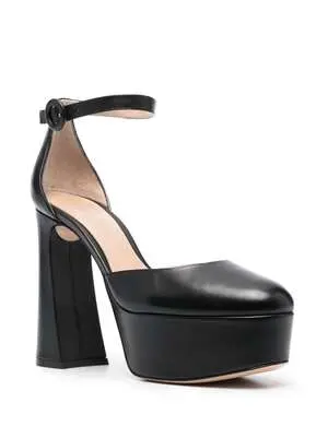 GIANVITO ROSSI Holly D'orsay Platform Pumps